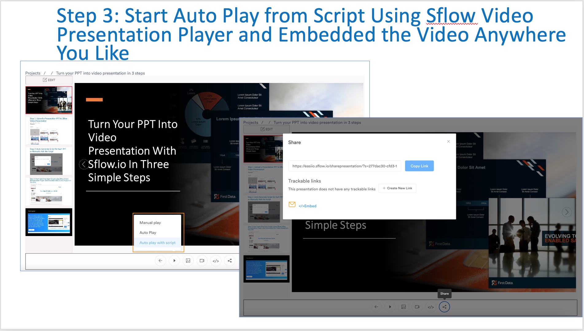 Sflow | Turn Your PPT Into Video Presentation With Sflow.io In Three Simple Steps