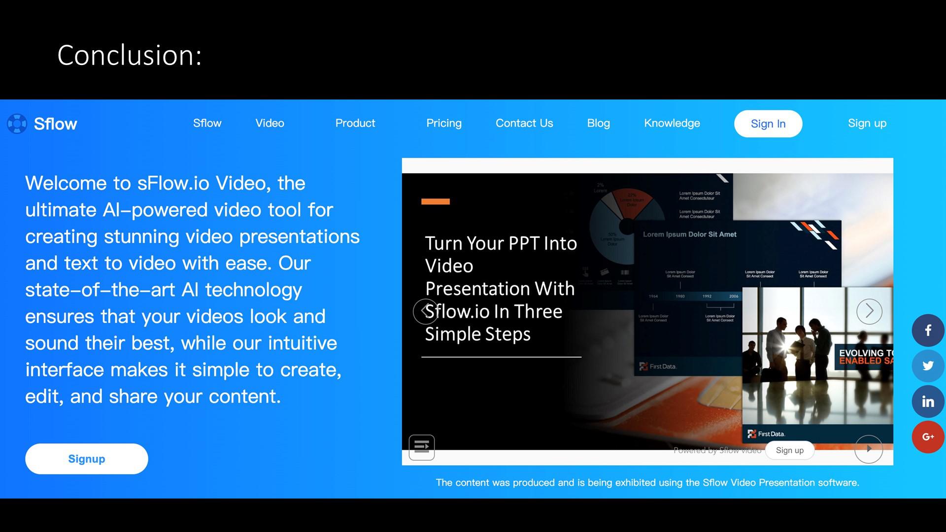 Sflow | Turn Your PPT Into Video Presentation With Sflow.io In Three Simple Steps